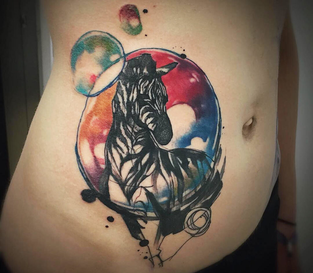 Popular Zebra Tattoo Designs and Meanings - Tattoo Trends