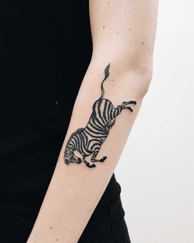 Popular Zebra Tattoo Designs and Meanings - Tattoo Trends
